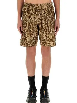 SOUTH2 WEST8 Printed Poly Stretch Bermuda Shorts - Multicolour