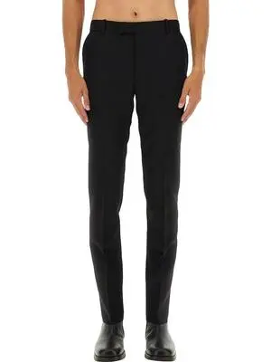 Alexander McQueen Wool Trousers - Black