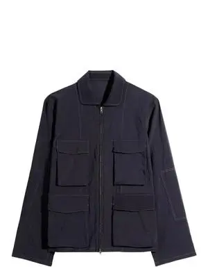 LEMAIRE 3d Pocket Zip-up Jacket - Squidink