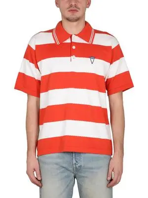 KENZO Kenzo Nautical Striped Classic Collar Polo Shirt