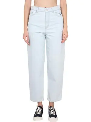 Kenzo Carrot Fit Cotton Denim Jeans - Azure