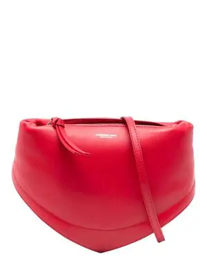 FEDERICO CINA Mini Thembskin Handbag With Zip Closure - Black