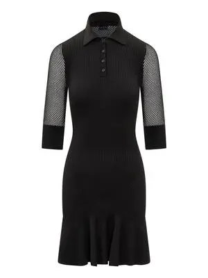 Off-White Mini Suit" In Rete Knit Spring/summer 2025 - Black