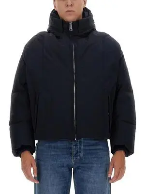 Bottega Veneta Padded Technical Nylon Down Jacket - Blue