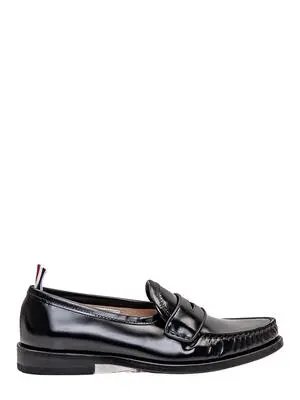 Thom Browne Classic Leather Loafers - Black