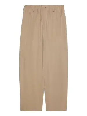 Gucci Cotton Poplin Trousers - Brown