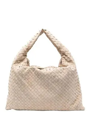 Bottega Veneta BOTTEGA VENETA Woven Leather Shoulder Bag Beige