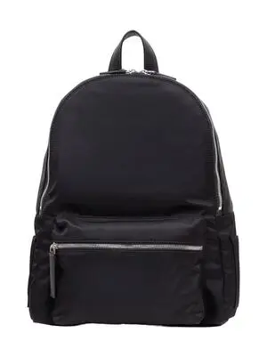 Orciani Sleek Mini Backpack With Front Pocket - Nero