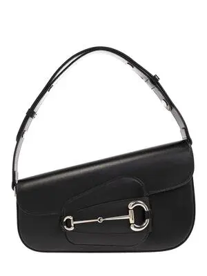 GUCCI GUCCI Horsebit 1955 Small Shoulder Bag In Leather