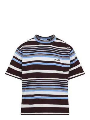 PRADA PRADA Striped Crew Neck Cotton Sweater