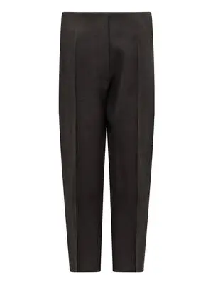 CALCATERRA Fluid Cropped Trousers - Black