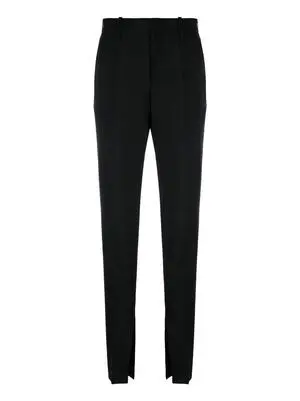 Gucci Morsetto Trousers In Mohair And Wool Blend - Black
