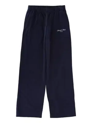 Sporty & Rich Cotton Trousers - Blue