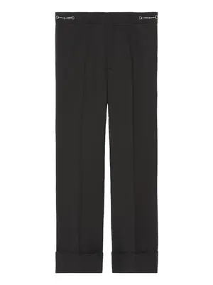 GUCCI Gucci Wide Leg Wool Trousers
