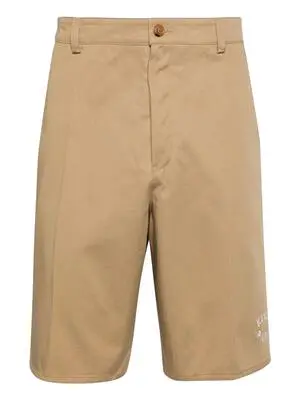 Kenzo Textured Bermuda Shorts - Darkbeige
