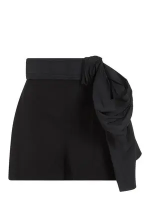 Alexander McQueen Oversize-bow Tailored Shorts - Black