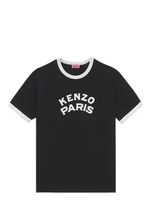 Kenzo Slim-fit Paintris Emblem' T-shirt - Nero