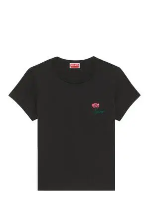 Kenzo Mini Fit Tulip T-shirt - Nero