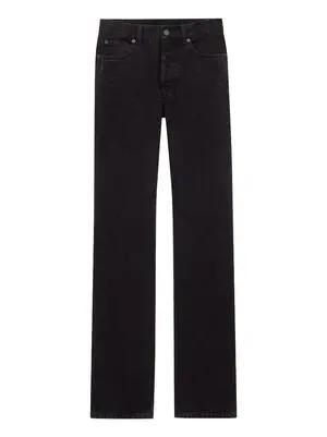 Saint Laurent Low Waist Jeans - Black