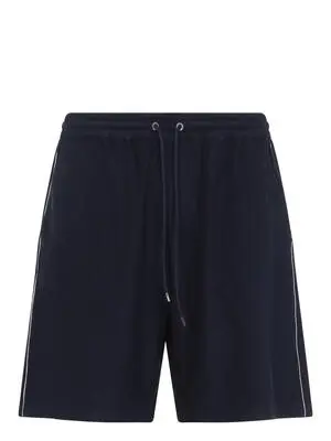 Ralph Lauren Purple Label Athletic Cotton Bermuda Shorts - Blue