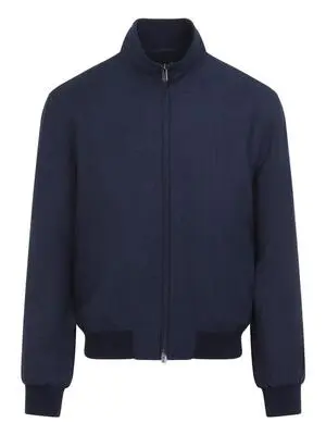 Ralph Lauren Purple Label Felton Bomber Jacket - Blue