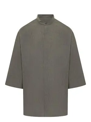 Fear Of God Band Collar Shirt - Willow