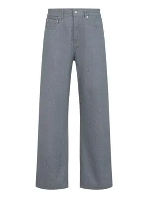 Jacquemus Straight Leg Trousers - Blue