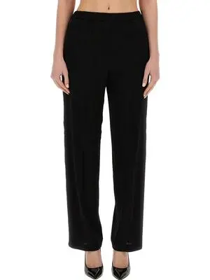 Fabiana Filippi Elasticated Waist Trousers - Black