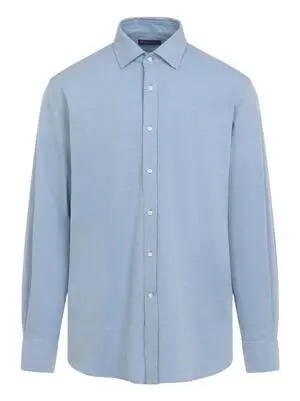 Ralph Lauren Purple Label Aston Long Sleeve Shirt - Blue