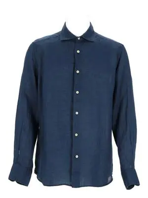 MC2 SAINT BARTH Linen Shirt Ss26 Collection - Blue