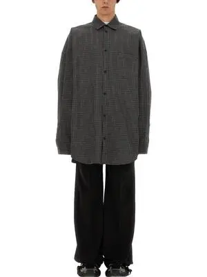 Balenciaga Large Fit Outerwear Shirt - Multicolour