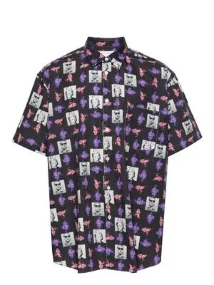 Comme Des Garçons Comme Des Garçons Shirt Modern Print Short Sleeve Shirt For Men Printf