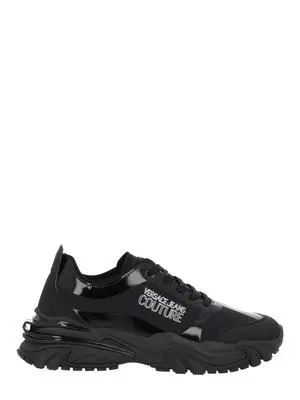 Versace Chunky Low-top Sneakers - Black