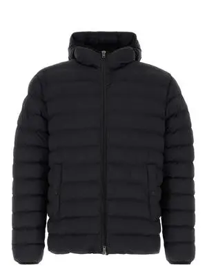 Herno Quilted Stand Collar Jacket - Nero