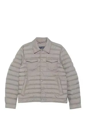 Herno Button-fastening Patch-pocket Shirt Jacket - Dusky