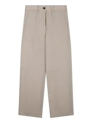 NINE:INTHE:MORNING Elegant Wool Trousers - Ivory