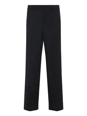 Gucci Wool Gabardine Trousers - Black