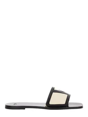 VALENTINO VALENTINO GARAVANI Viva Superstar Appliquéd Leather Slides
