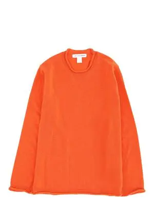 Comme Des Garçons Wool Crewneck Sweater - Orange