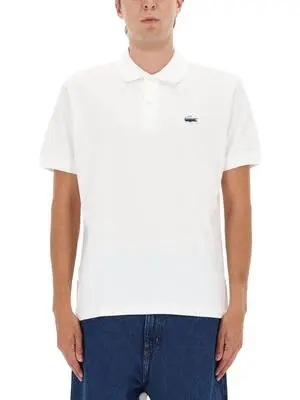 Lacoste Cotton Short Sleeve Polo Shirt - White