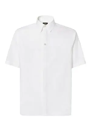 Fendi Fendi Men's Classic Short Sleeve Shirt Bianco