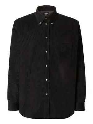 Fendi S Iconic Short Sleeve Shirt - Nero