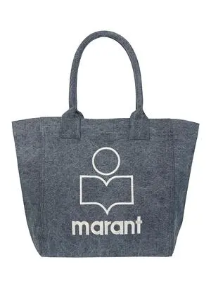 Isabel Marant Étoile Tote Bag With Logo - Nero