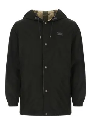 Burberry Reversible Check Hooded Jacket - Black