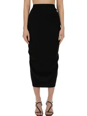 Dries Van Noten Draped Mini Skirt - Black