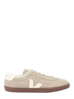 VEJA VEJA Suede Low-Top Sneakers With Paneled Design Grey
