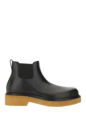 Bottega Veneta Haddock Suede Chelsea Boots - Black