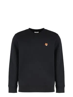 MAISON KITSUNÉ MAISON KITSUNÉ Fox Head Crewneck Sweatshirt