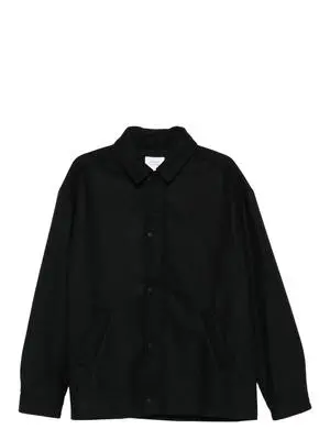 Maison Kitsuné Casual Jacket With Classic Collar - Black