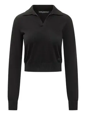 DOLCE & GABBANA Dolce & Gabbana Wool Sweater With Collar Detail